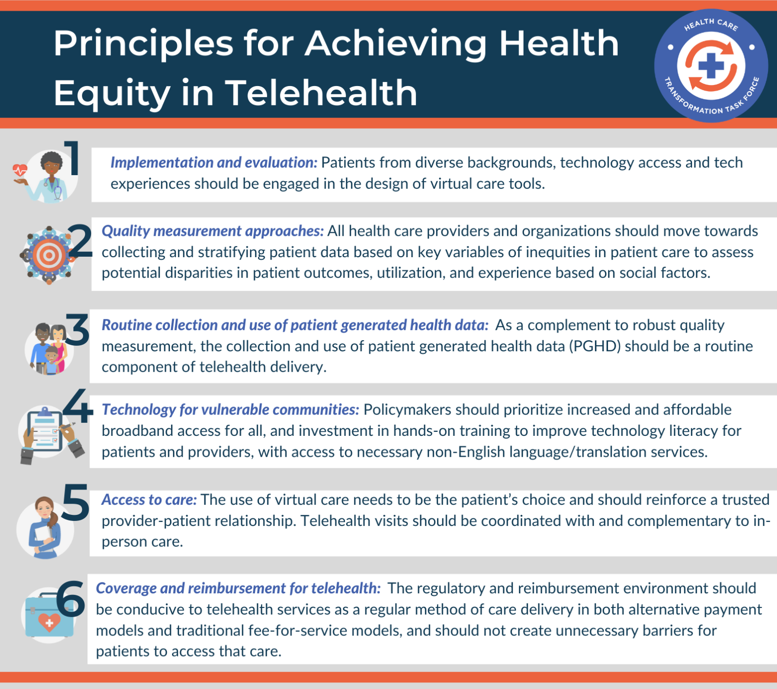 Health Care Transformation Task Force | Health Equity in Telehealth